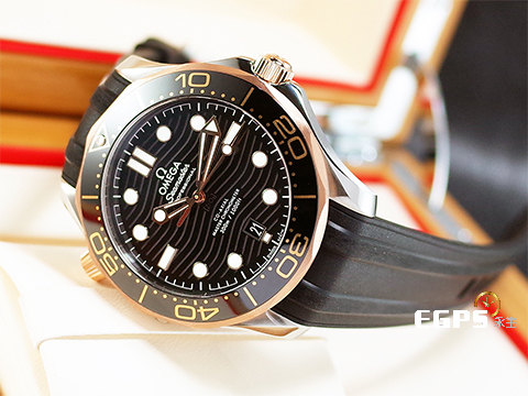 永生 | OMEGA 歐米茄 Seamaster 300 Diver 海馬 21022422001002 黑海馬 陶瓷錶圈 黑
