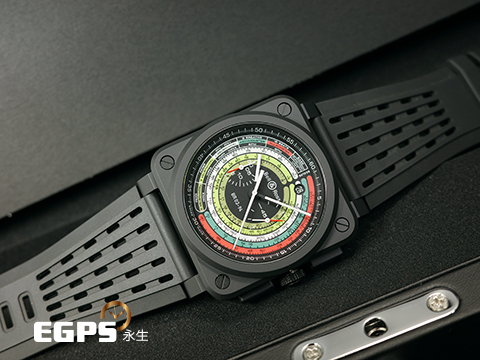 永生名錶珠寶交流中心-Bell & Ross 柏萊士 BR錶 Instrument系列 BR03-94 Multimeter 脈搏計、呼吸計 ...