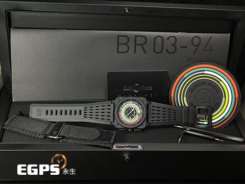 永生名錶珠寶交流中心-Bell & Ross 柏萊士 BR錶 Instrument系列 BR03-94 Multimeter 脈搏計、呼吸計 ...