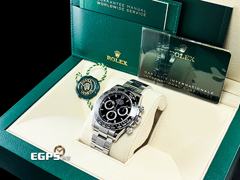 永生名錶珠寶交流中心-ROLEX 勞力士 Daytona 迪通拿 126500LN 陶瓷圈 126500 LN 計時碼表 熊貓面盤 黑面 最新 ...