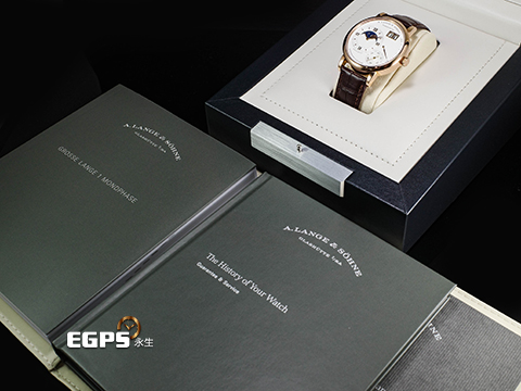 永生 | A.Lange & Sohne 朗格 Grand Lange 1 Moon Phase 139.032 玫瑰金材質