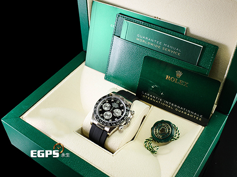 永生 | ROLEX 勞力士 Daytona 126519 迪通拿 126519G 計時碼表 18K白金 膠帶款 2025年